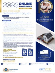 2026 GDE Admissions Requirements: Complete Document Checklist for Grade ...